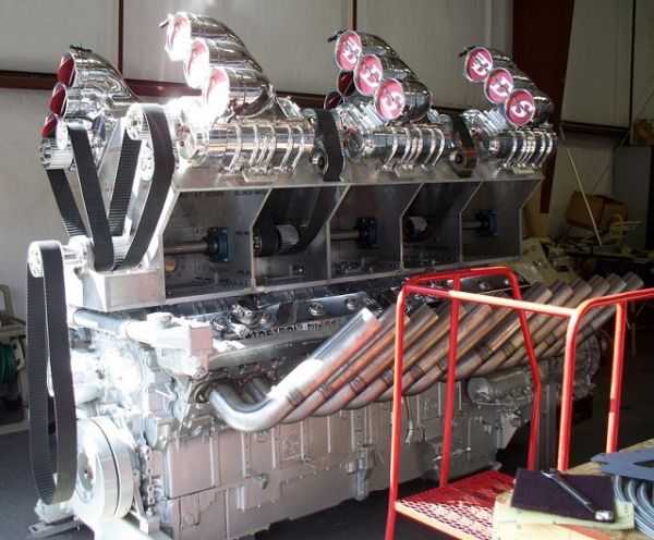 Mike Harrah's V24-71 Detroit Diesel - Just Because He Can.