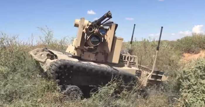 Robotic Weapon Station Scorpion RS2 .50cal Crows